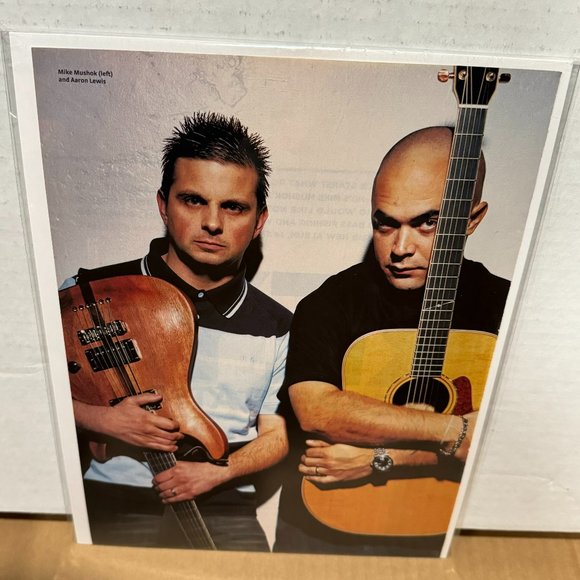 Vintage | Art | Mike Mushok Aaron Lewis Of Staind 203 Music Print Ad ...